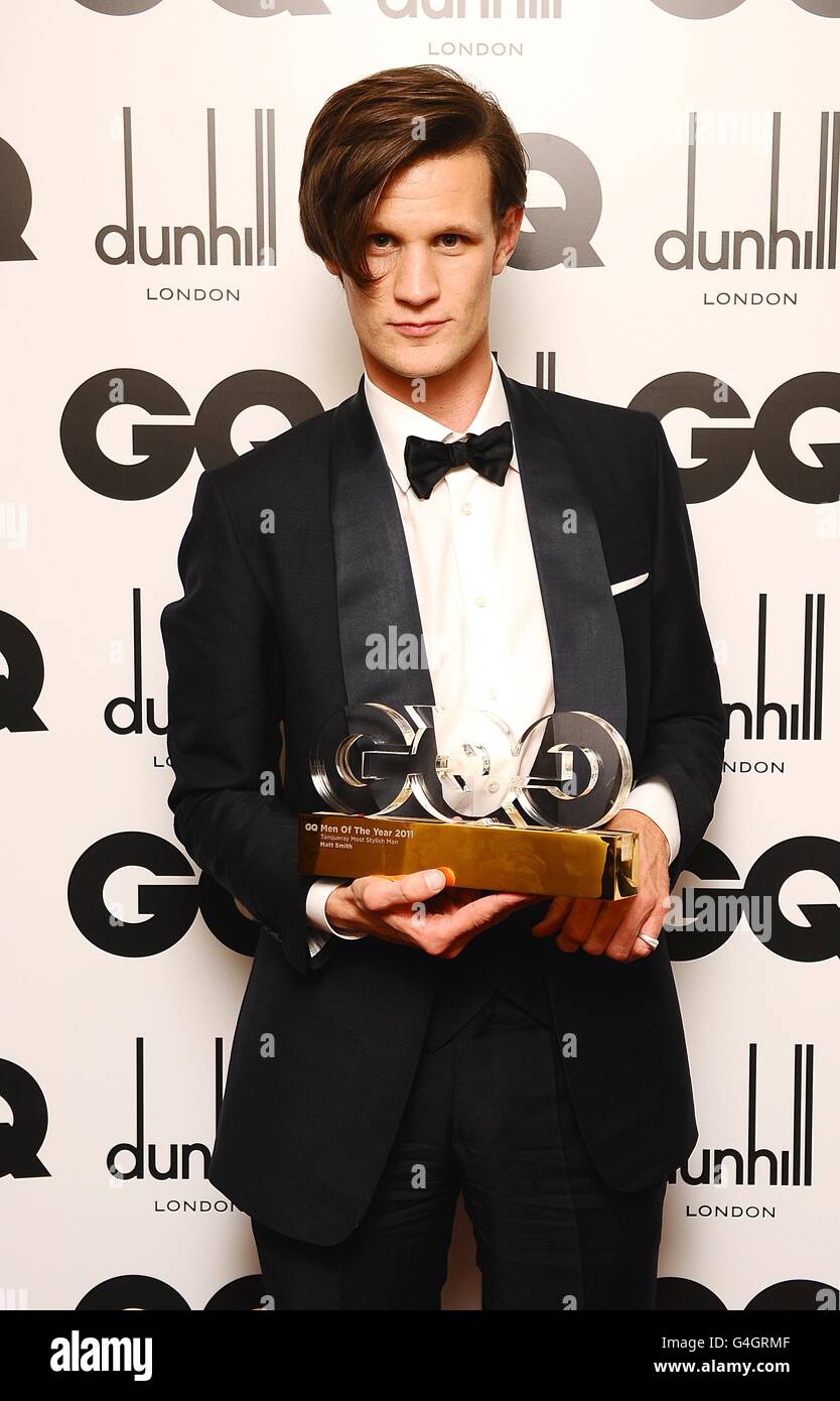 Matt smith with the tanqueray most stylish man award hi-res stock ...
