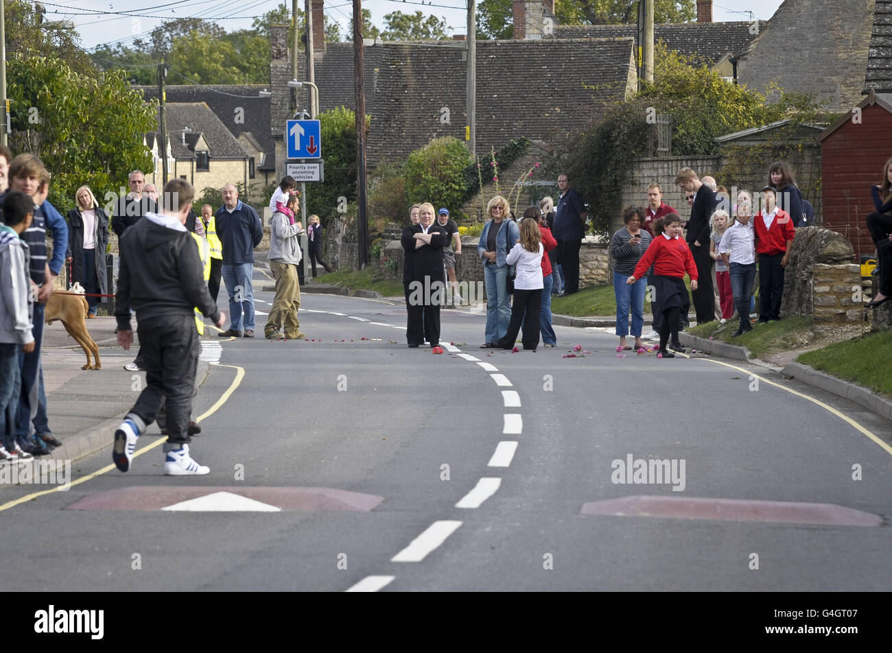 Sergeant Barry Weston repatriation Stock Photo - Alamy