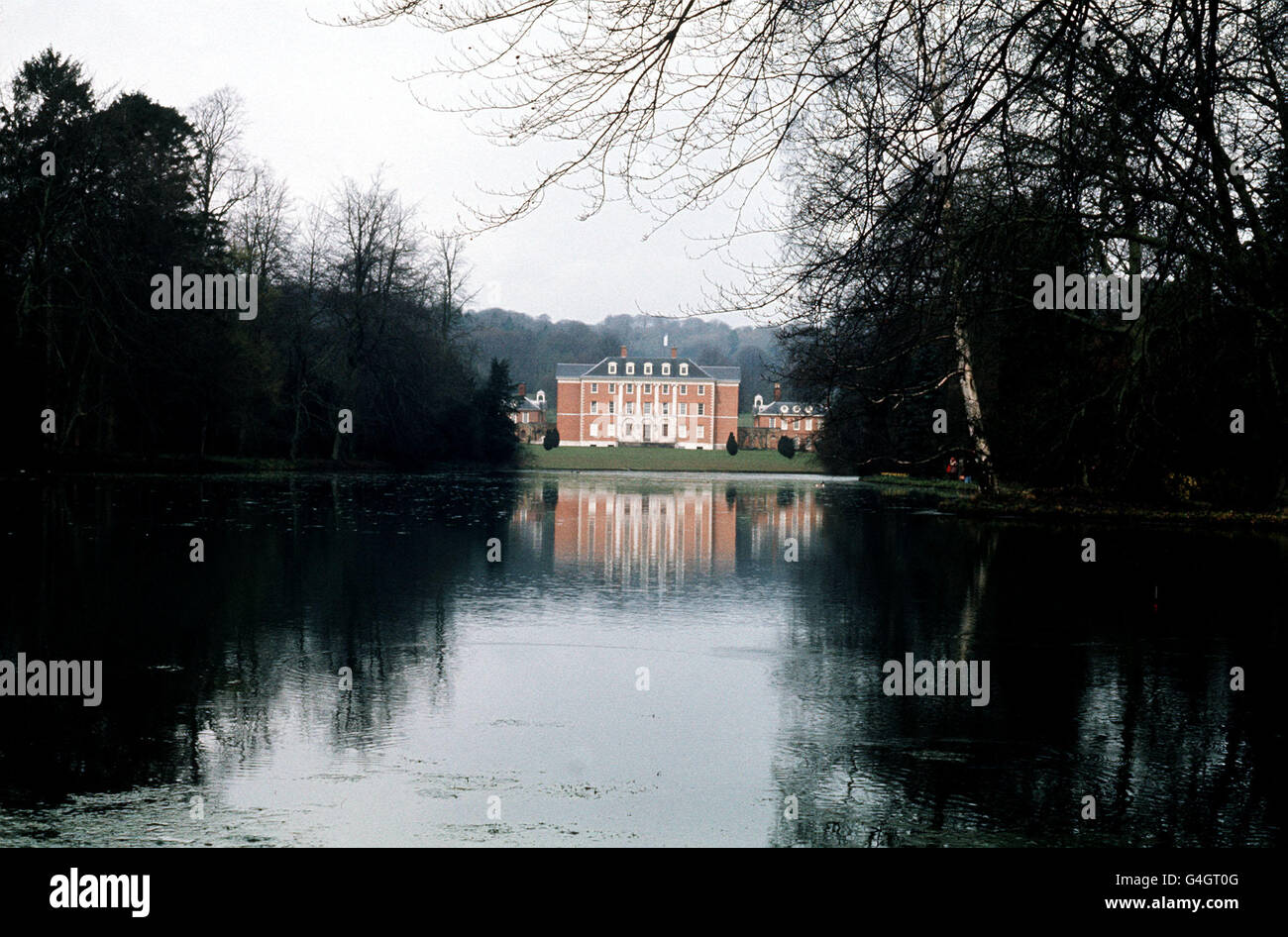 In the grounds of chevening house on the north downs hi-res stock ...