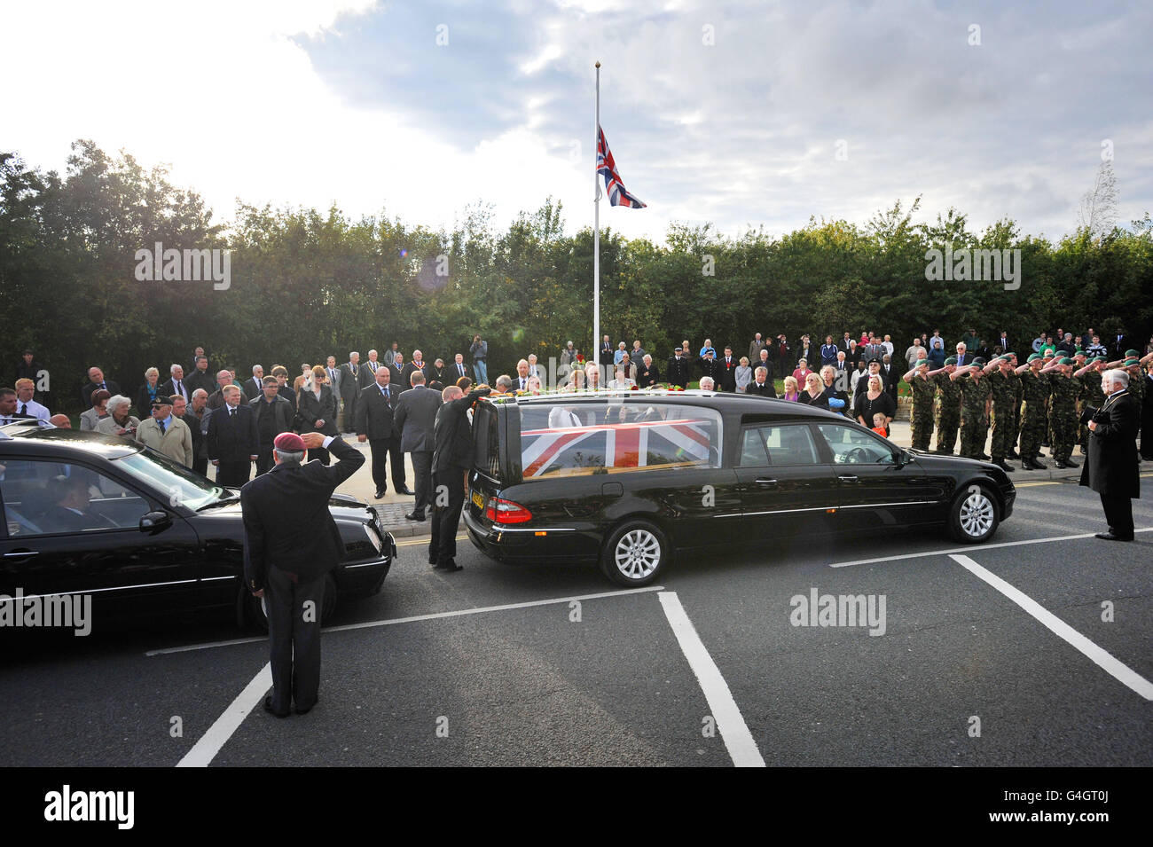 Repatriation of fallen serviceman Stock Photo - Alamy