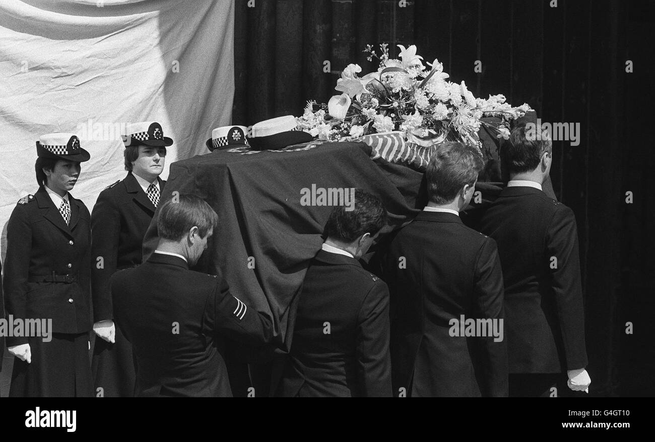 Funeral of WPC Fletcher Stock Photo - Alamy