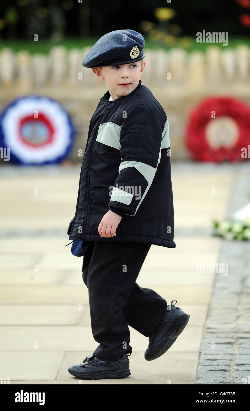 Findlay McCulloch waits for the cortege of Royal Marine SGT Barry ...