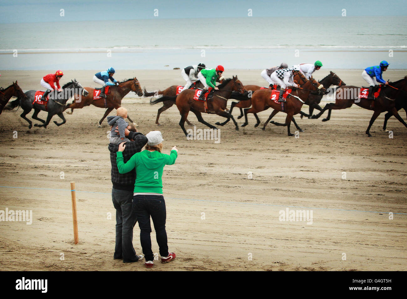 Horse Racing - Laytown Stock Photo - Alamy
