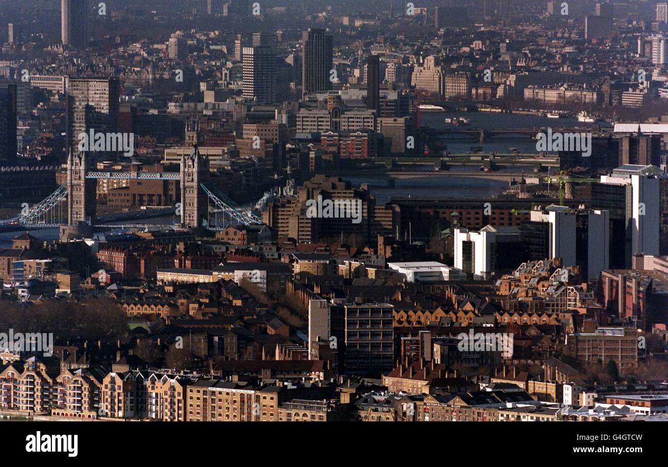 Tower Bridge from above Stock Photo - Alamy