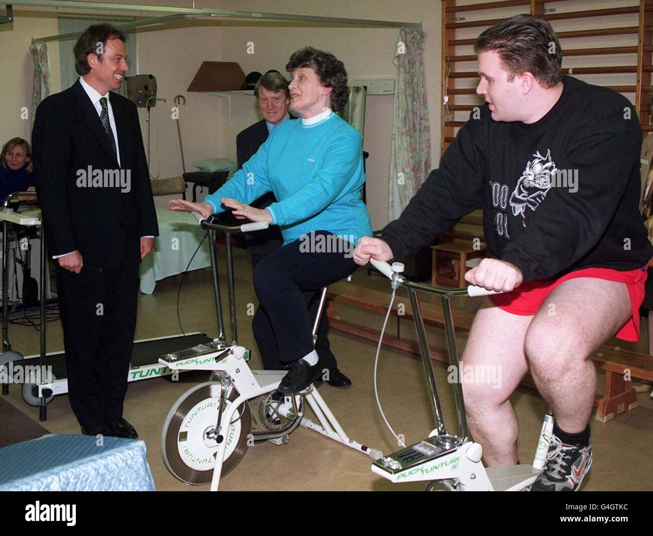 BLAIR VISITS MOLD HOSPITAL Stock Photo - Alamy