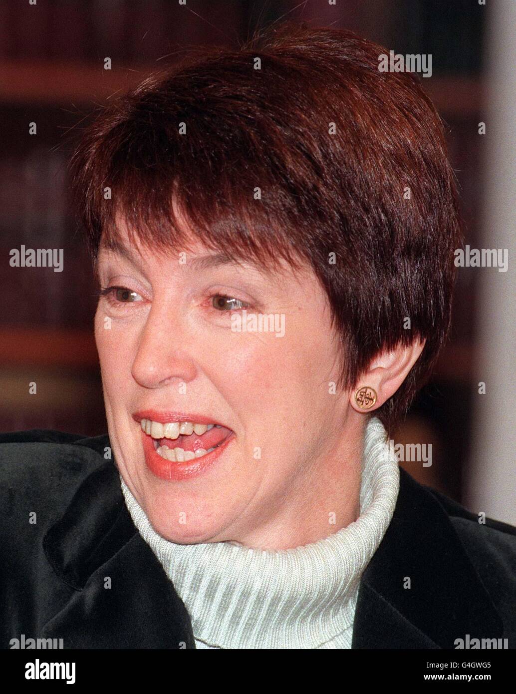 Foreign Secretary Robin Cook's former wife Margaret Cook talks to Sir ...