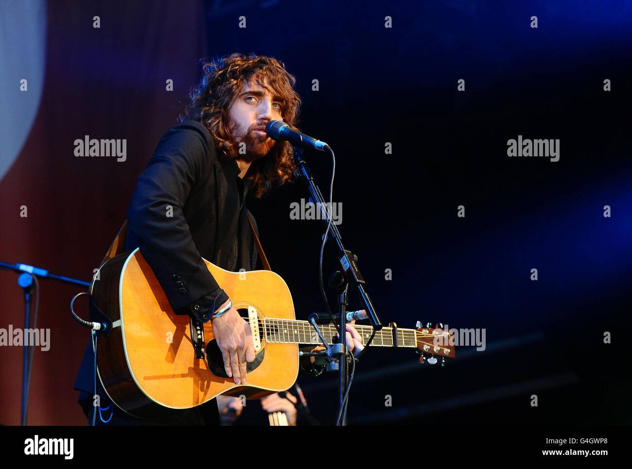 Jonathan Jeremiah performs at the BBC Radio 2 Live in Hyde Park ...
