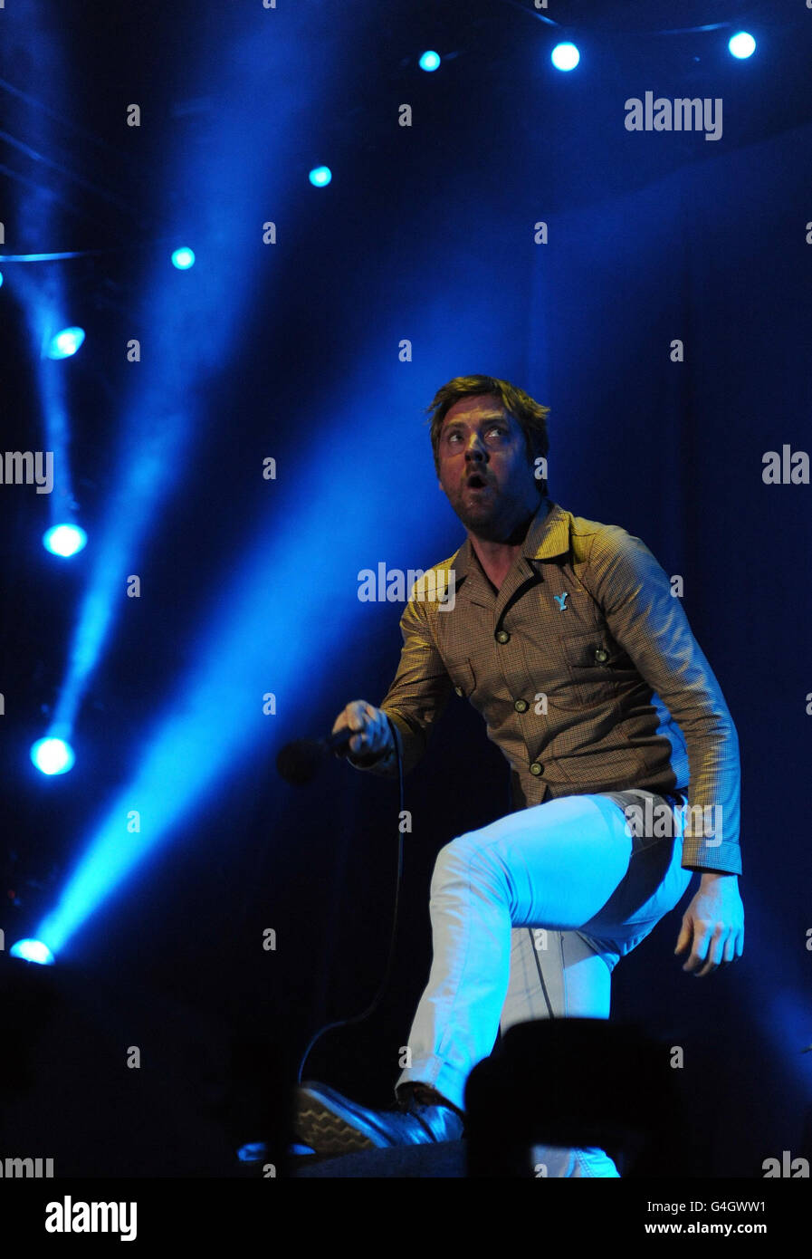 Kaiser Chiefs at Kirkstall Abbey - Leeds Stock Photo - Alamy