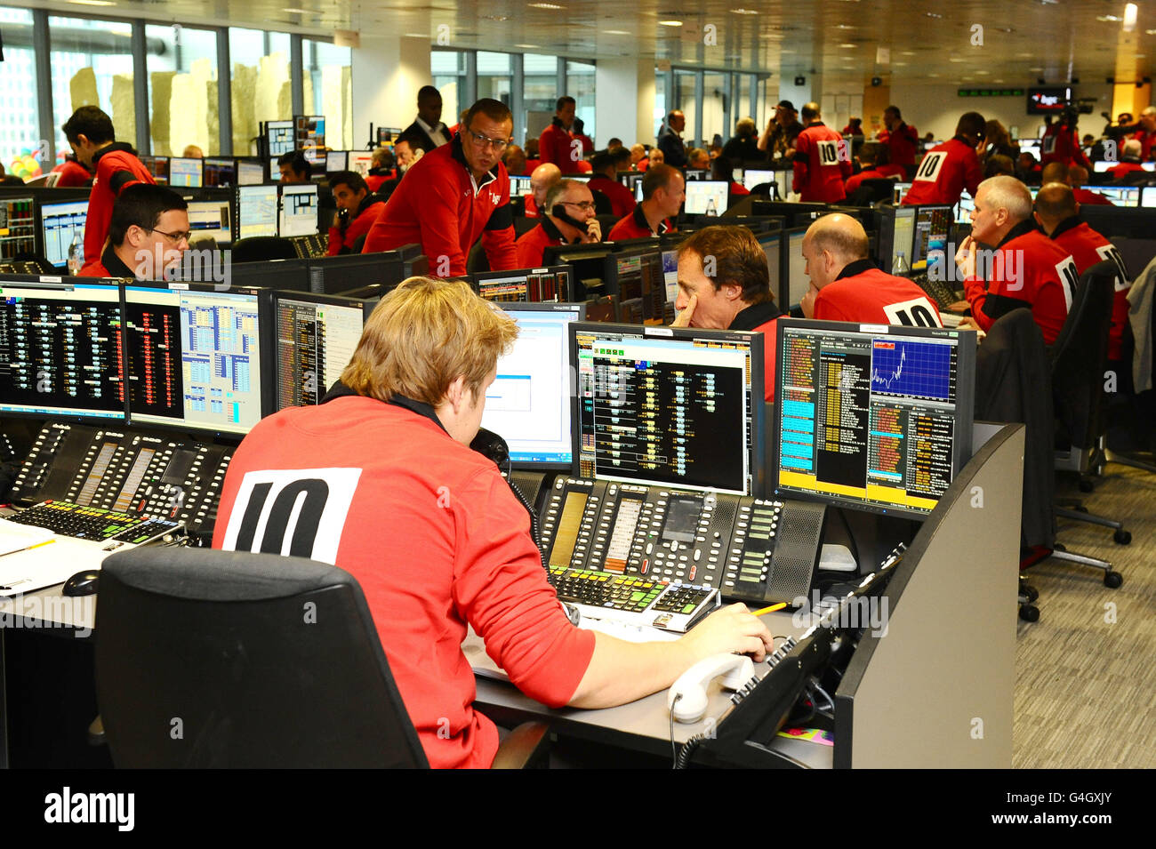 Traders on the trading floor during the BGC Partner's 7th Annual ...