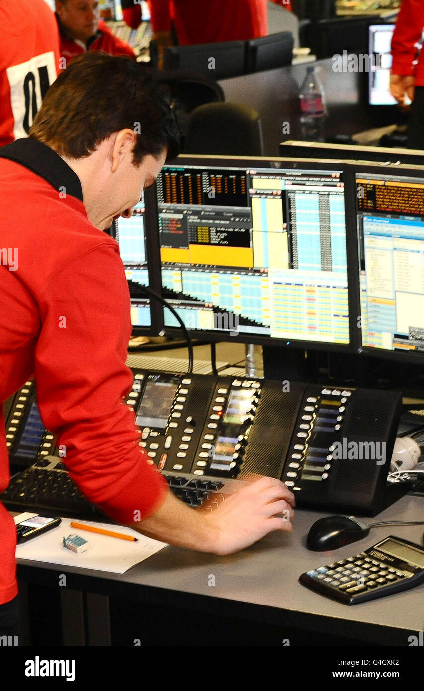 Traders on the trading floor during the BGC Partner's 7th Annual ...