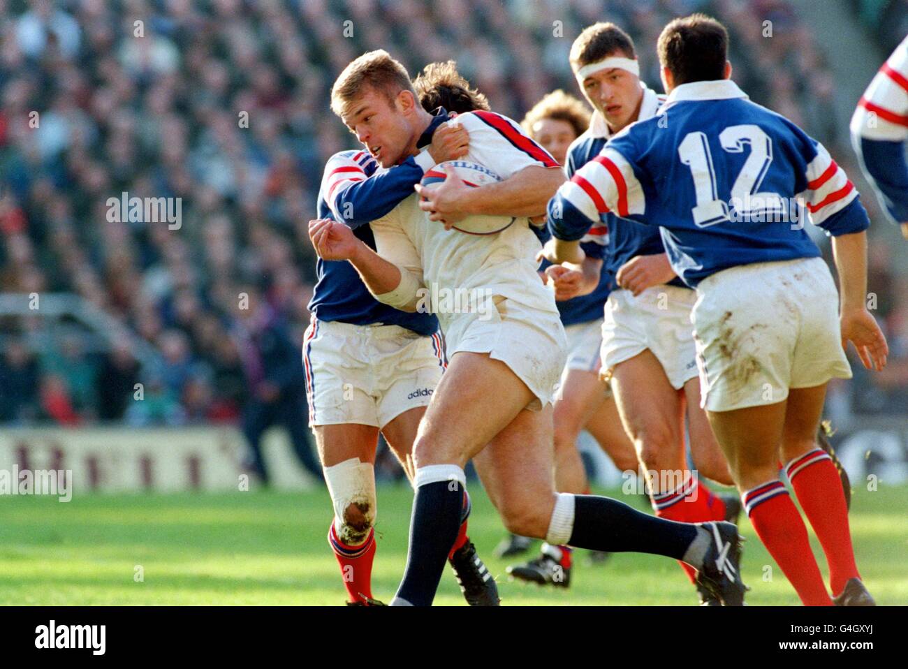 Rugby union five nations championship france v england hi-res stock ...