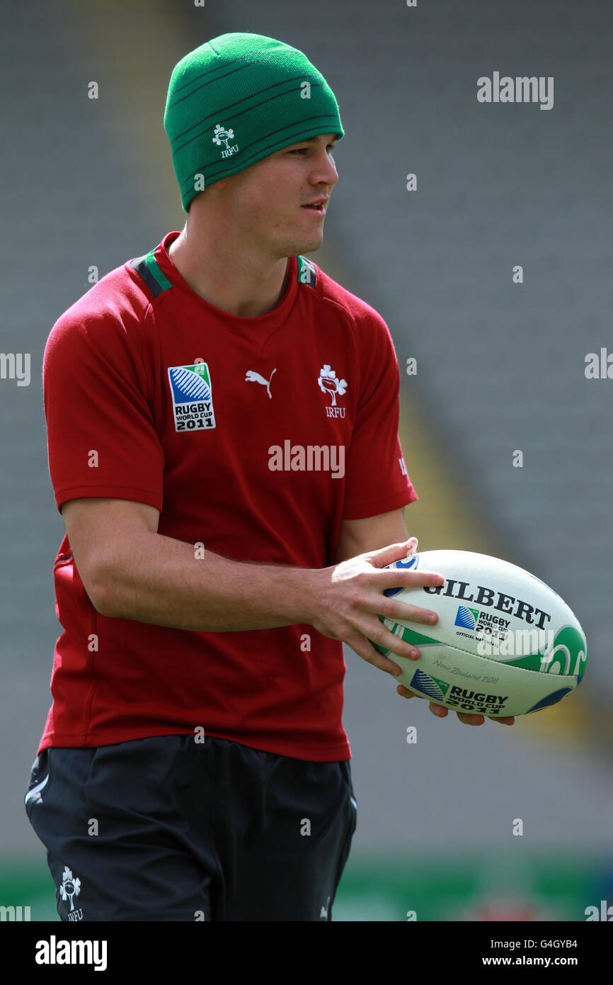 Irelands jonathan sexton during the captains run at eden park hi-res ...