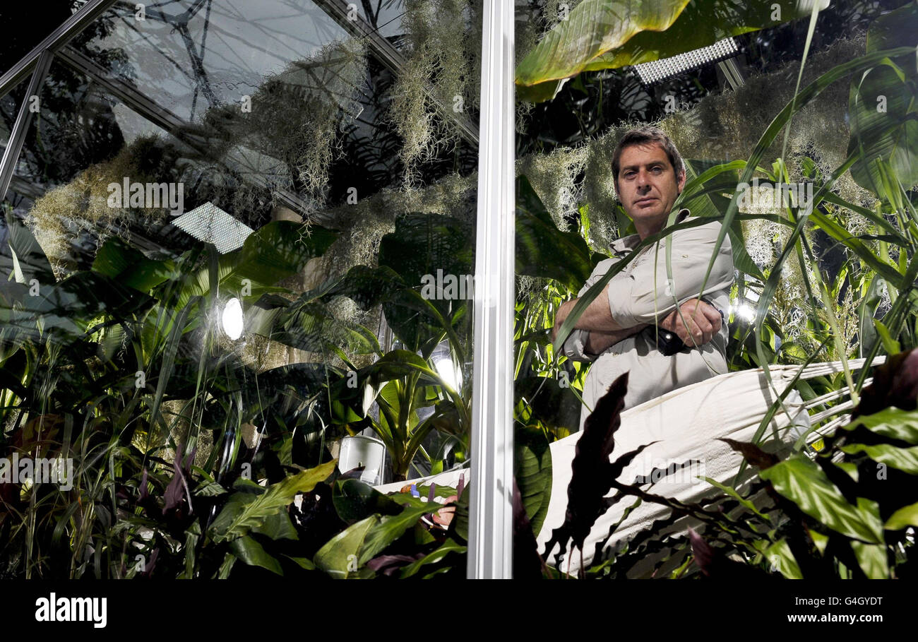 Professor Iain Stewart plant experiment Stock Photo - Alamy