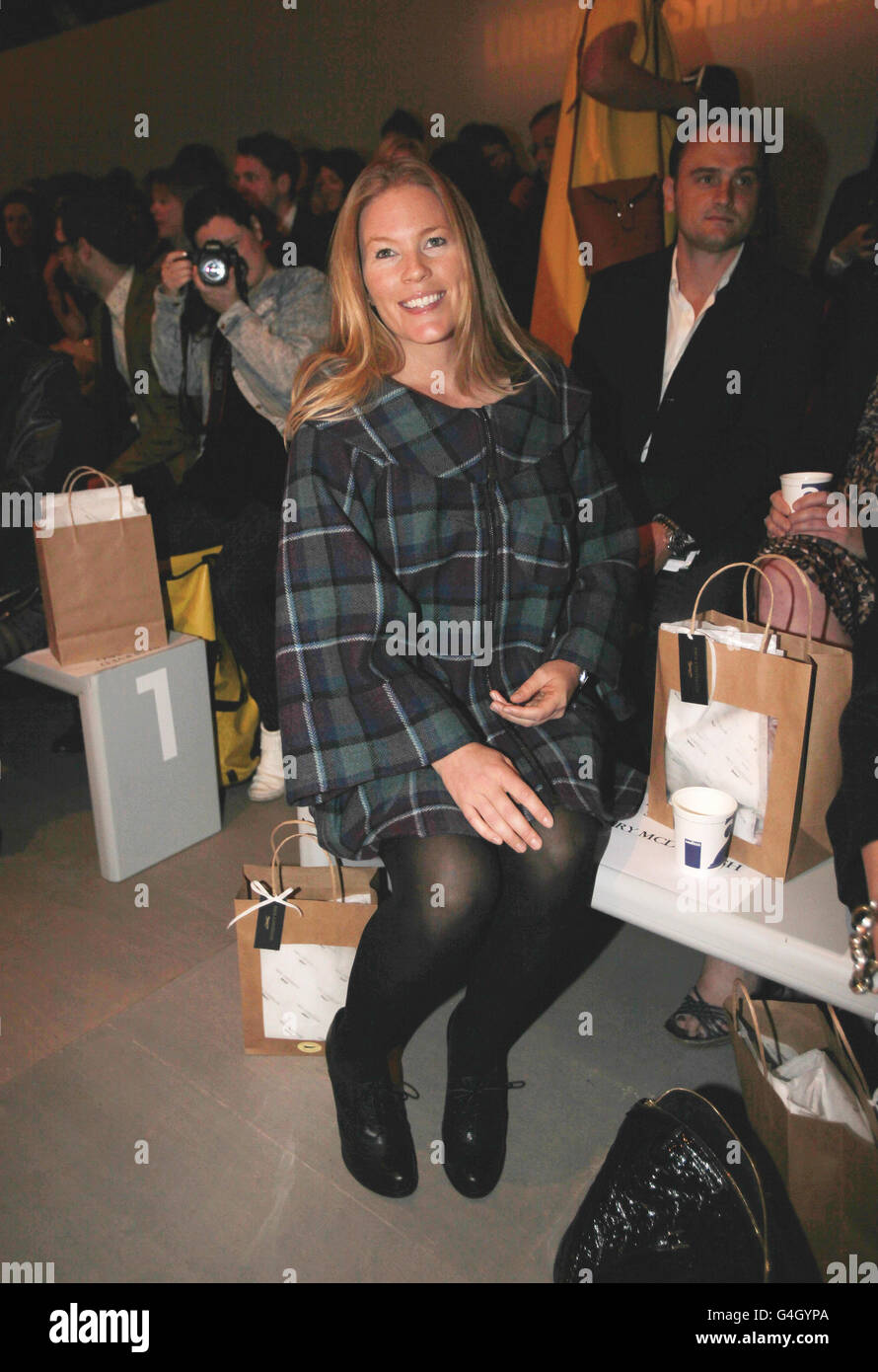 Autumn Phillips, wife of Peter Phillips watches the Paul Costelloe ...