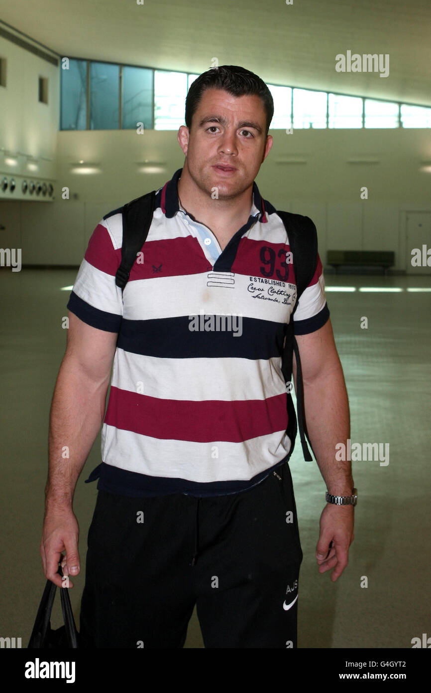 Rugby Union - Andrew Sheridan Returns to UK Stock Photo - Alamy