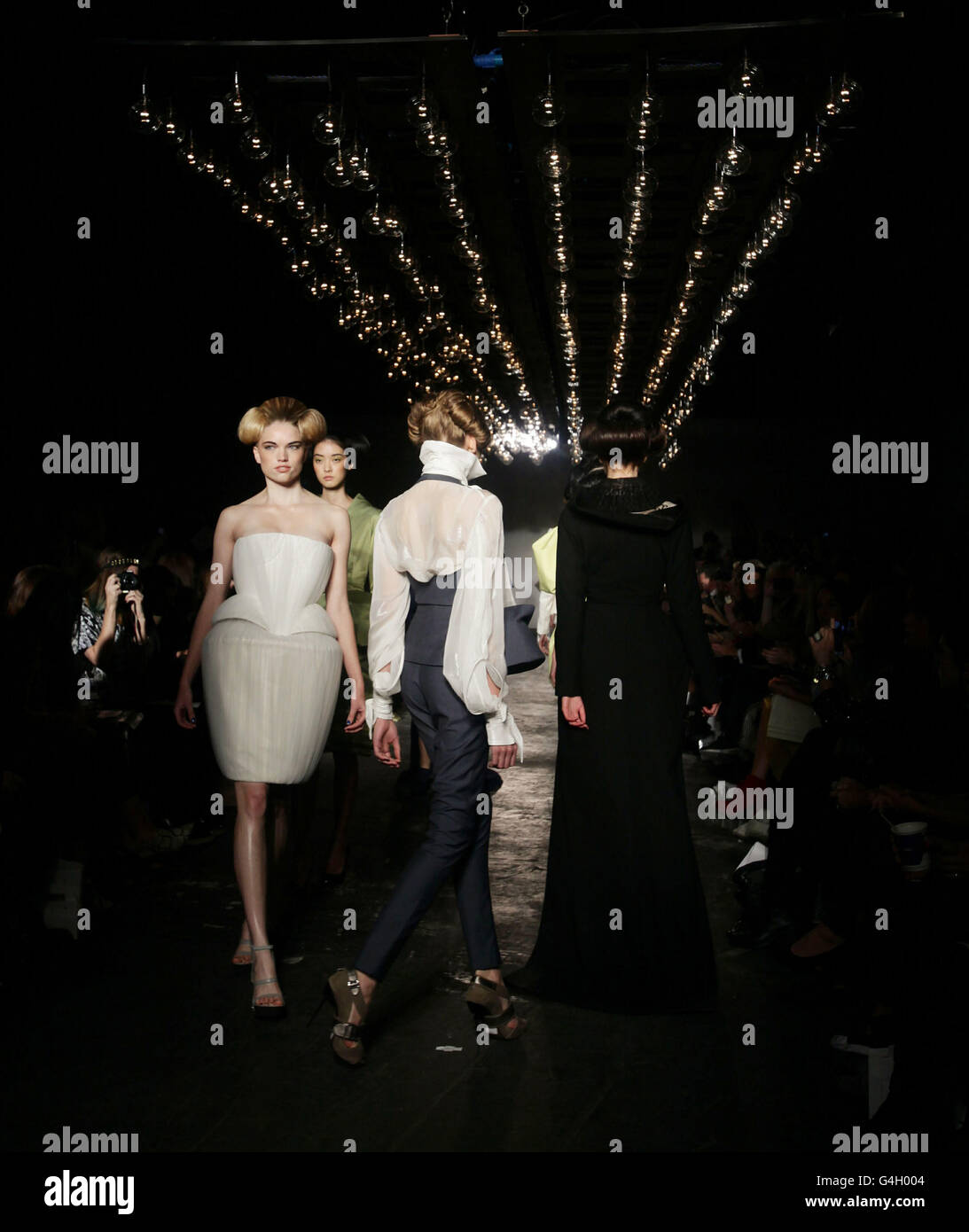 Models on the catwalk during the Corrie Nielsen spring / summer 2012 ...