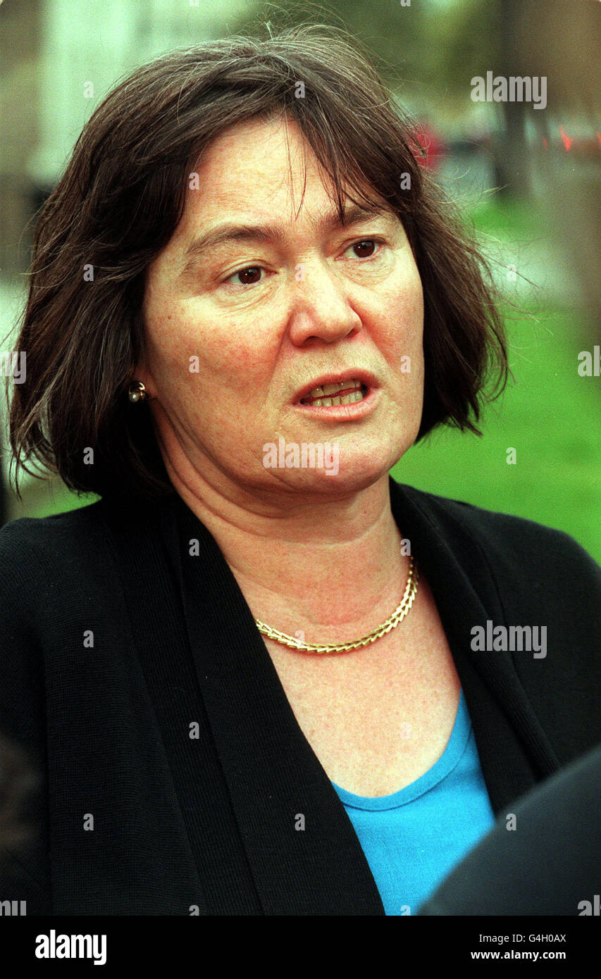 Clare Short, Secretary of State for International Development, at a ...