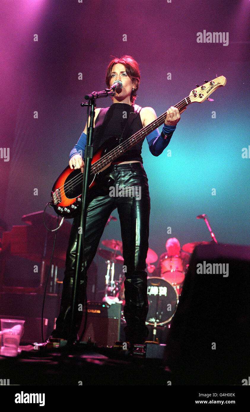 Rock Singer Sheryl Crow performs at her concert in Wembley Arena ...