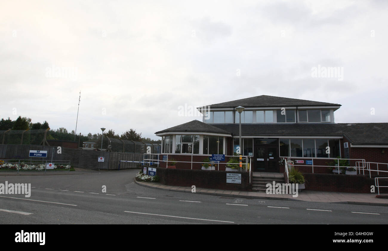 A general view of HMP Ford Prison near Arundel, West Sussex, where ...