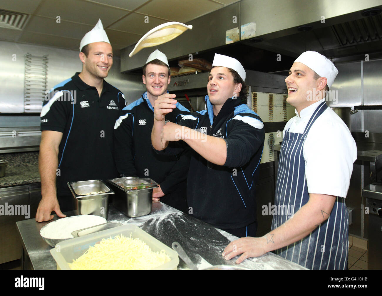 Rugby Union - Glasgow Warriors Photocall - Paperinos Stock Photo - Alamy