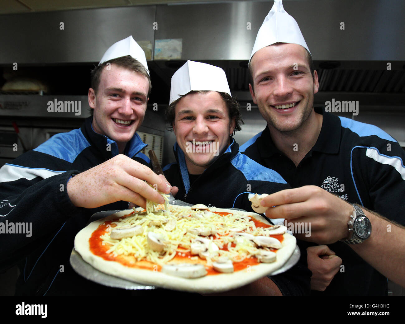 Rugby Union - Glasgow Warriors Photocall - Paperinos Stock Photo - Alamy