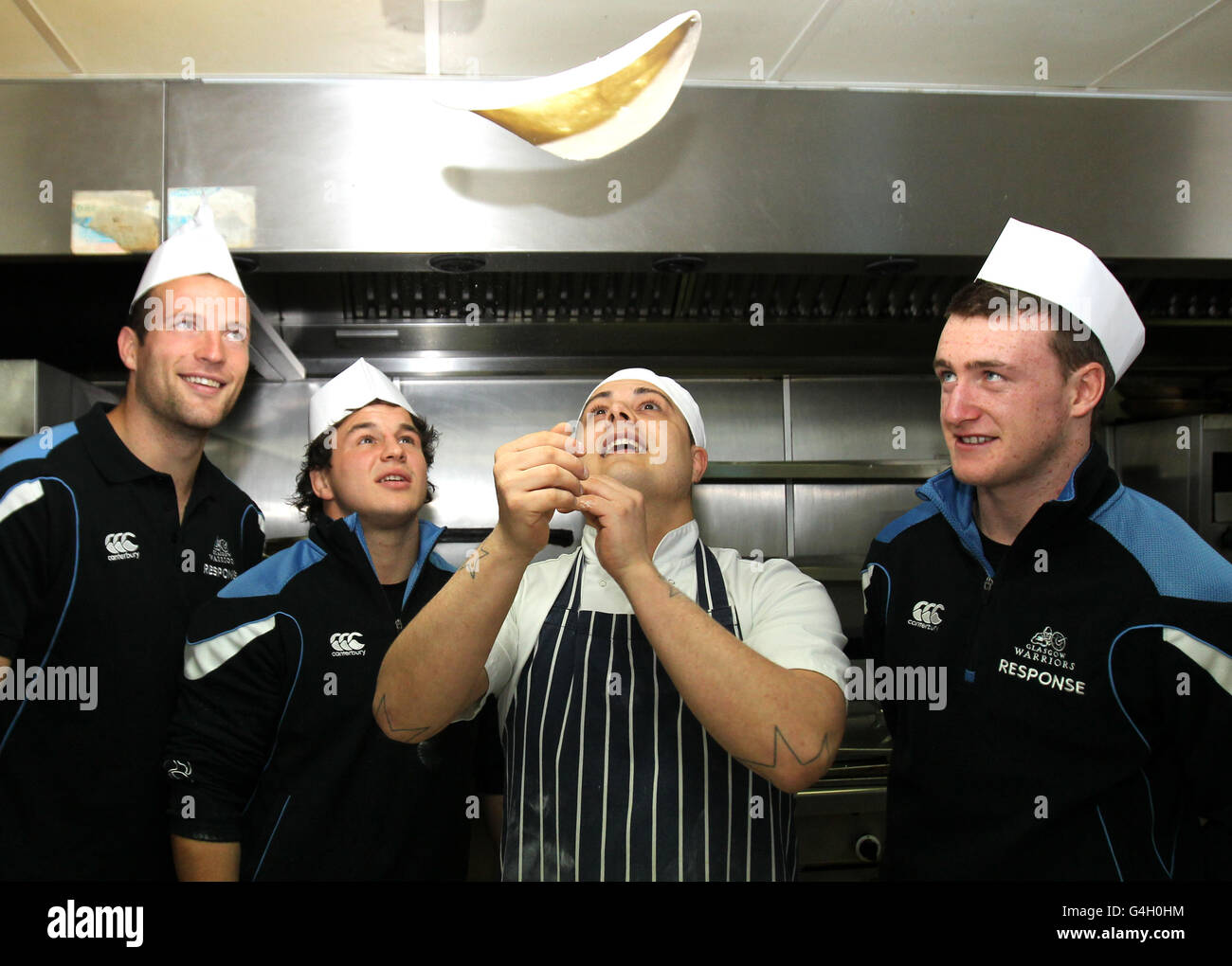 Glasgow warriors left to right james eddie High Resolution Stock ...