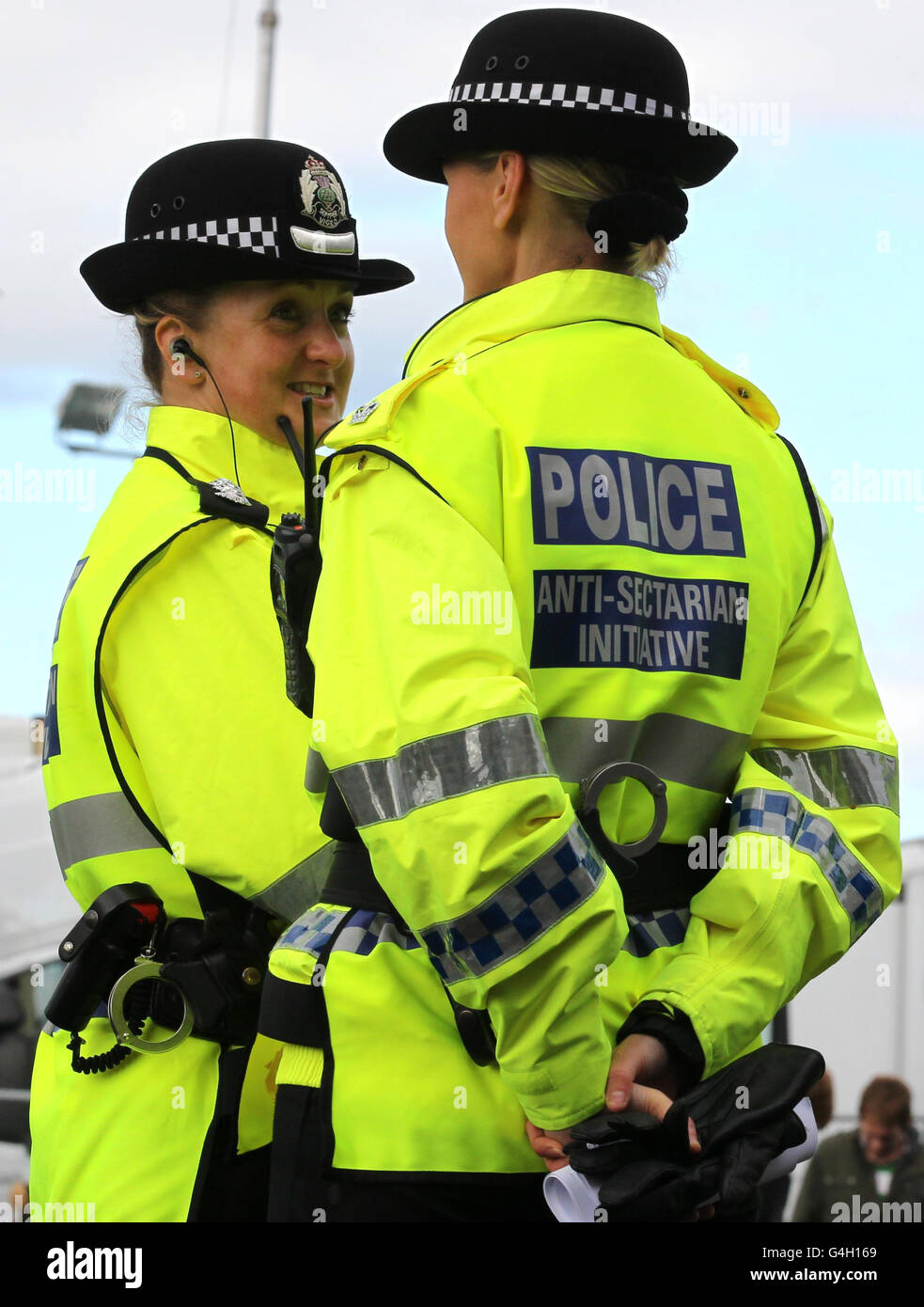 Previously unreleased photo dated 18/09/11 of police wearing Anti ...