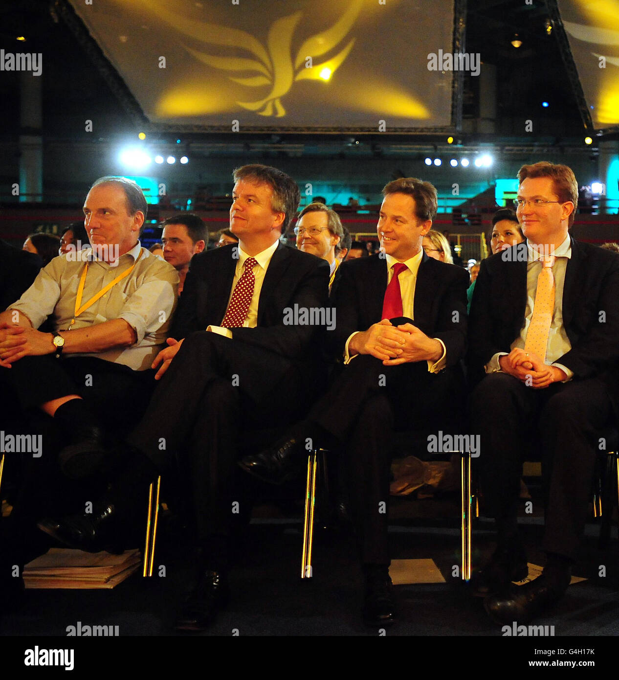 From left to right liberal democrat deputy leader simon hughes hi-res ...