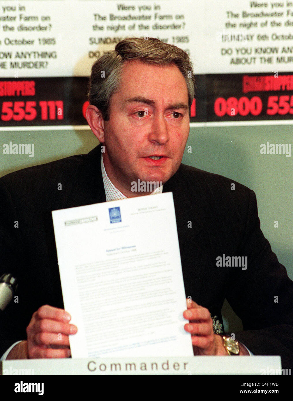 Perry Nove/PC murder appeal Stock Photo - Alamy