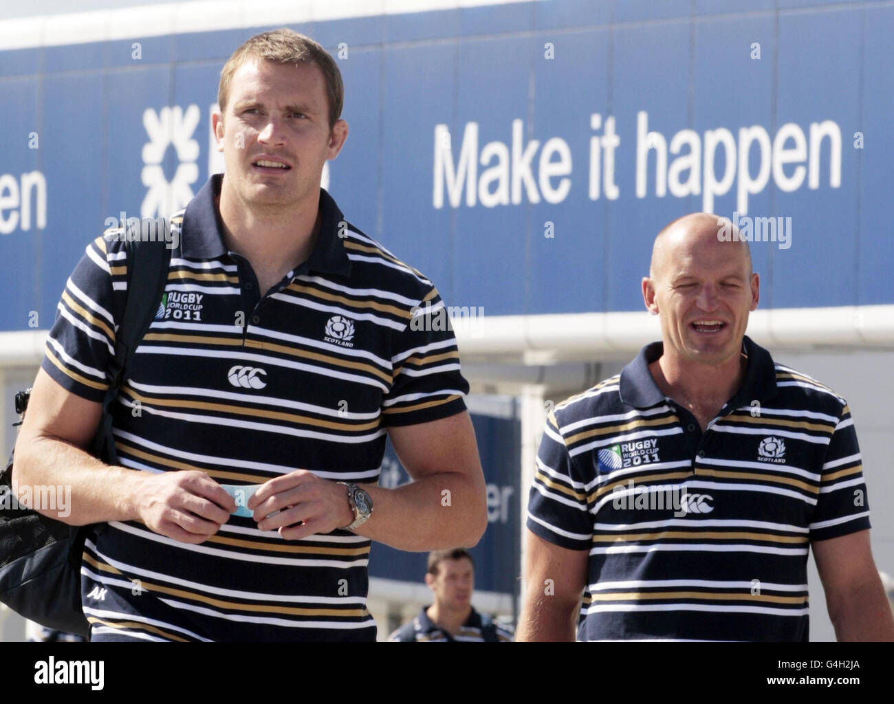 Rugby Union - Scotland Team depart for Rugby World Cup - Glasgow ...