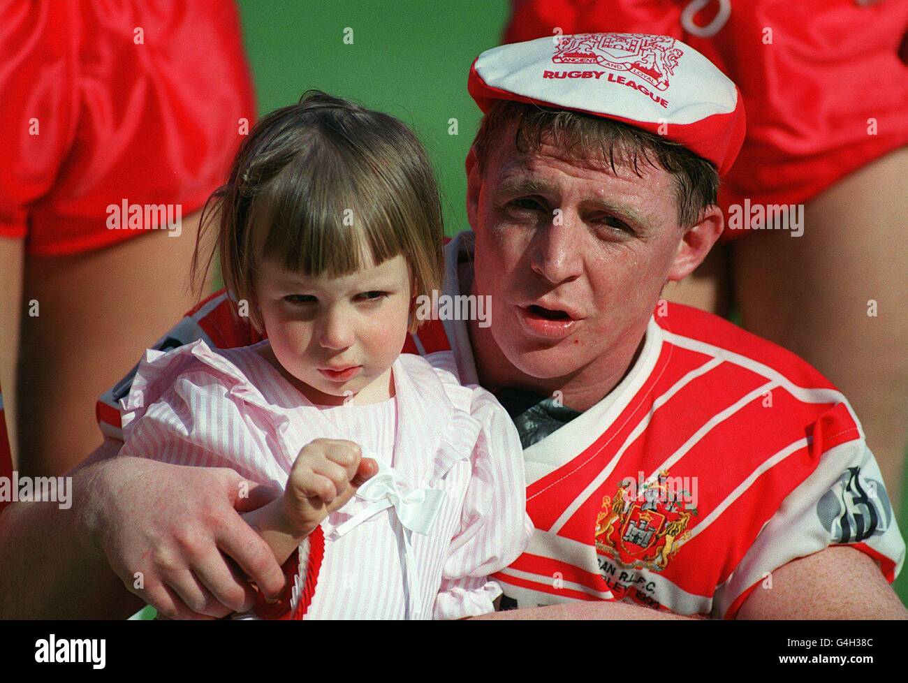 WARRINGTON v WIGAN. WINNER OF THE LANCE TODD TROPHY WIGAN'S ANDY ...