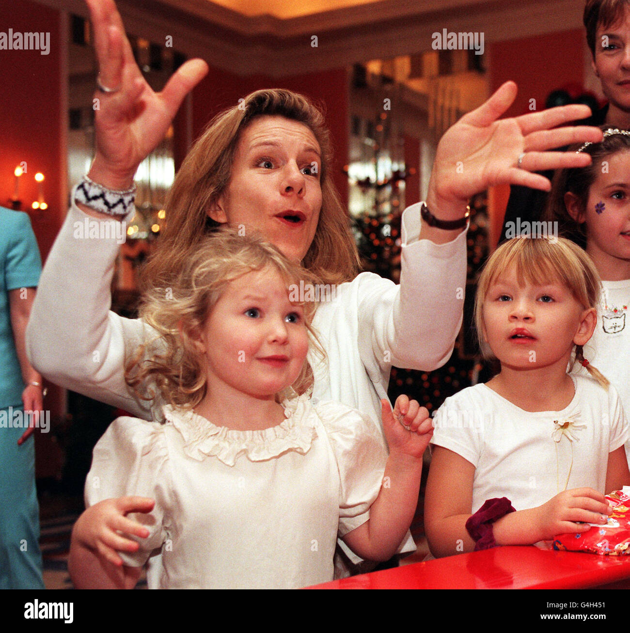 Actress Juliette Stevenson and her daughter Rosalind (right) and ...