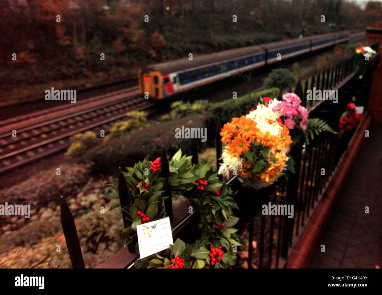 The scene where about 50 mourners today (Saturday) commemorated the ...
