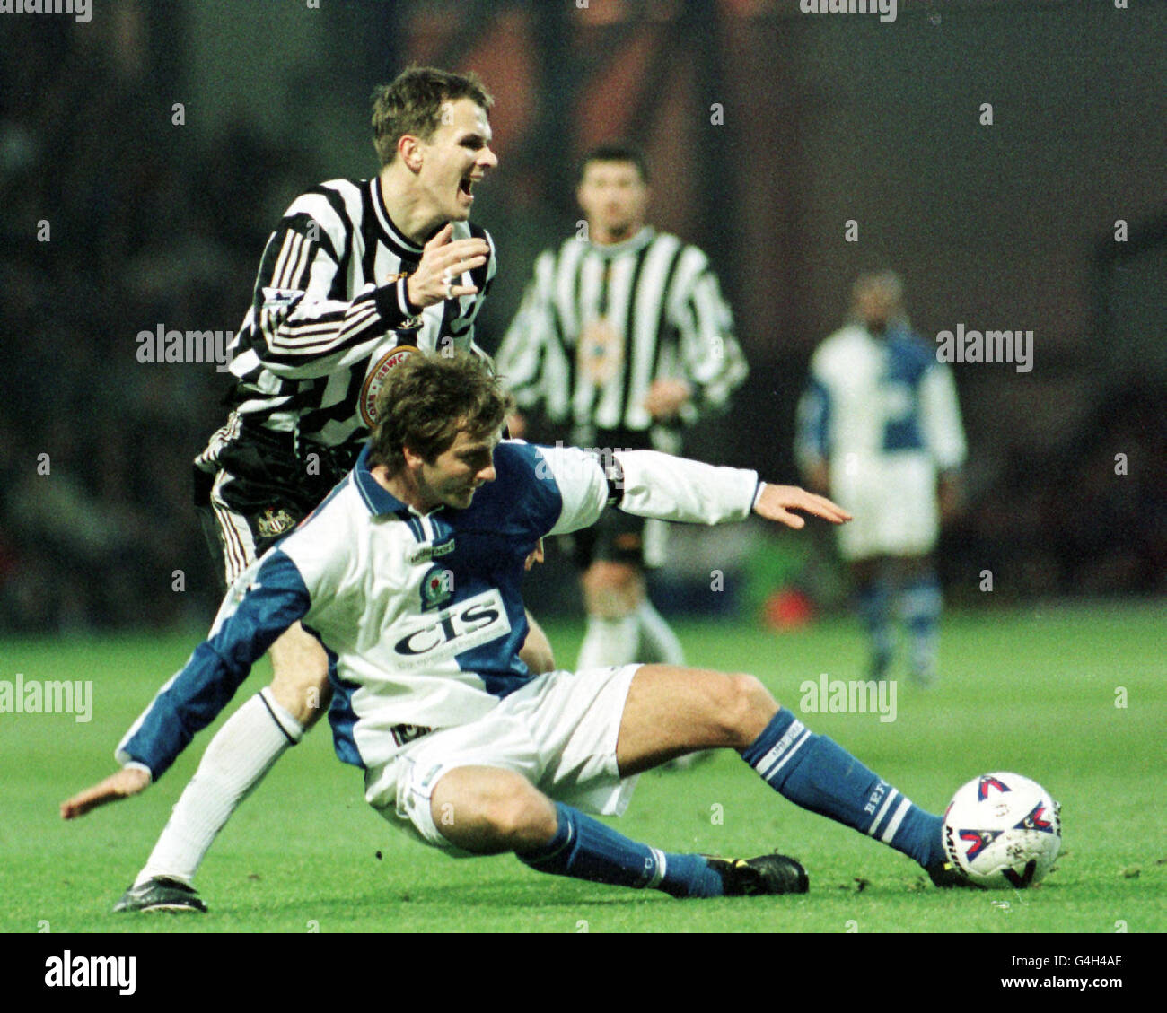 Tim sherwood of blackburn in action hi-res stock photography and images ...