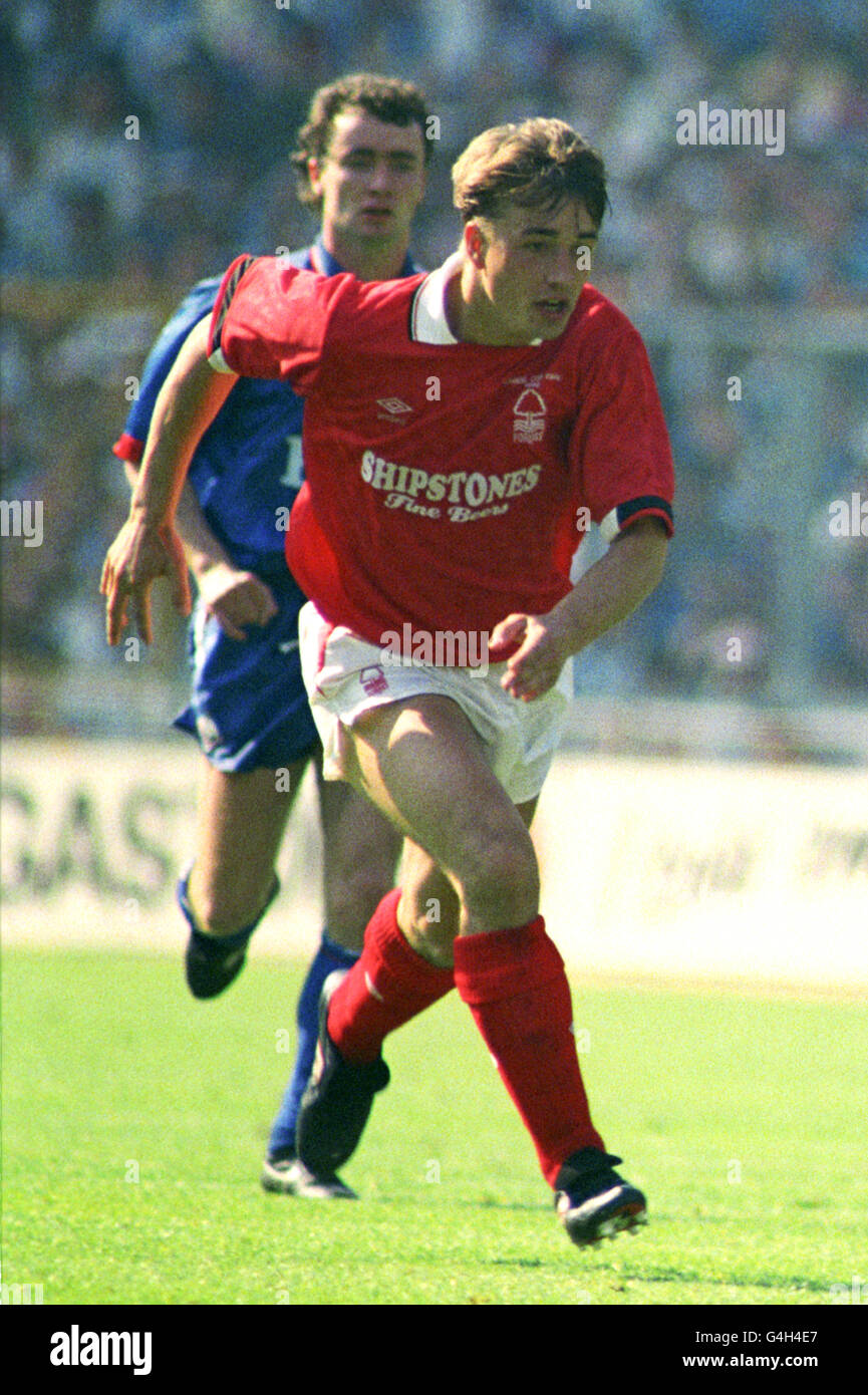 FOOTBALL LITTLEWOODS CUP FINAL. Nigel Jemson, Nottingham Forest Stock ...