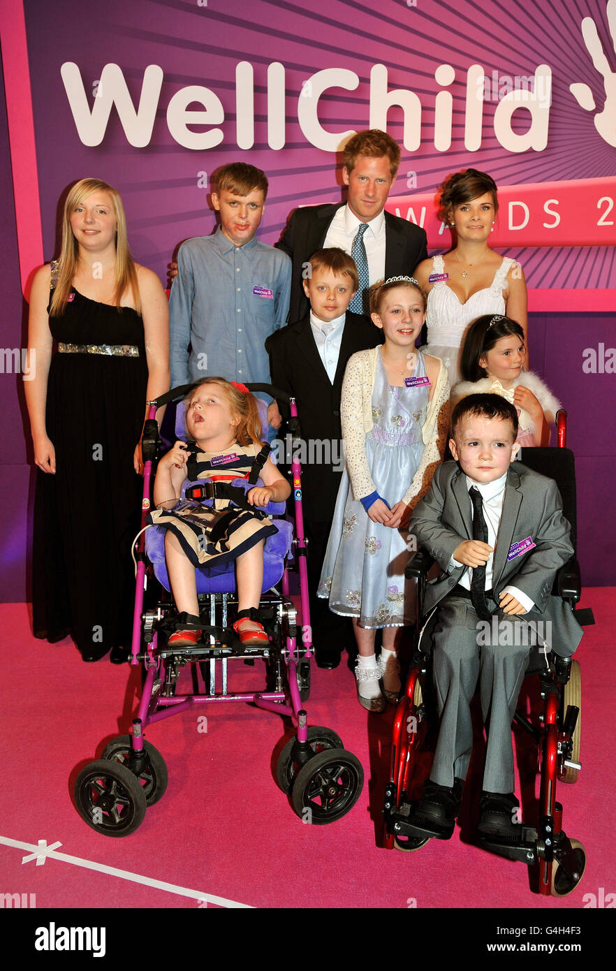 Prince Harry with Abbie Sims, Connor Rowntree, Adam Beckett, Hanna ...