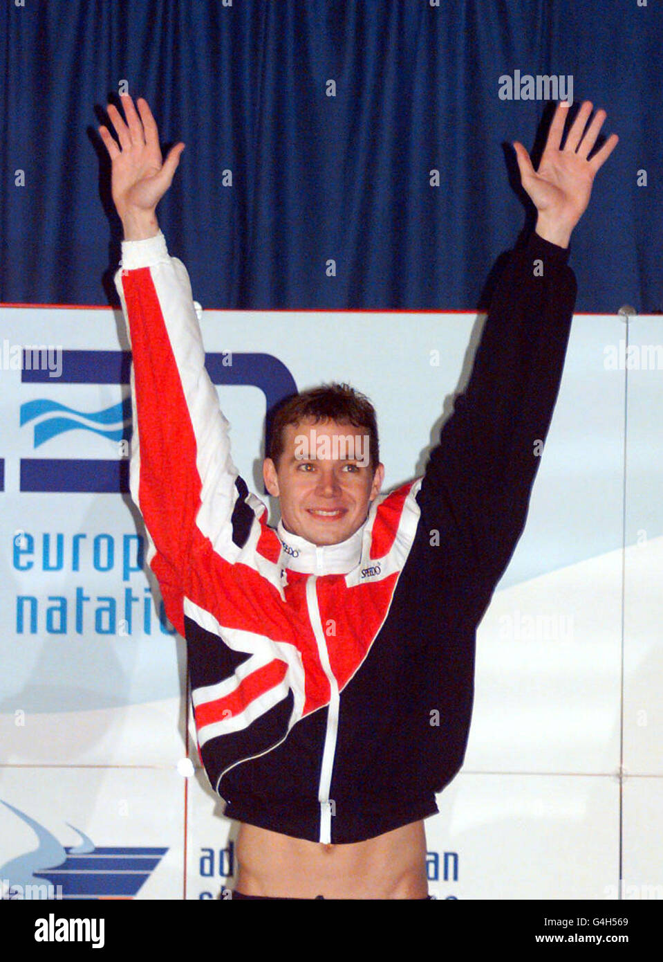 James Hickman salutes the crowd following his victory in the 100m ...