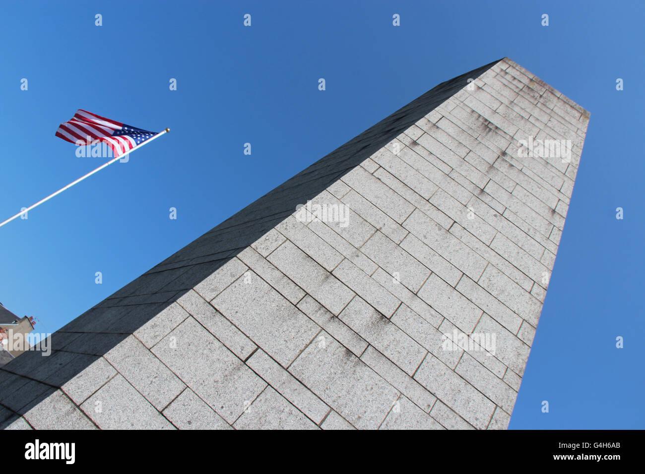 A monument on the Patton square in Avranches (France Stock Photo - Alamy