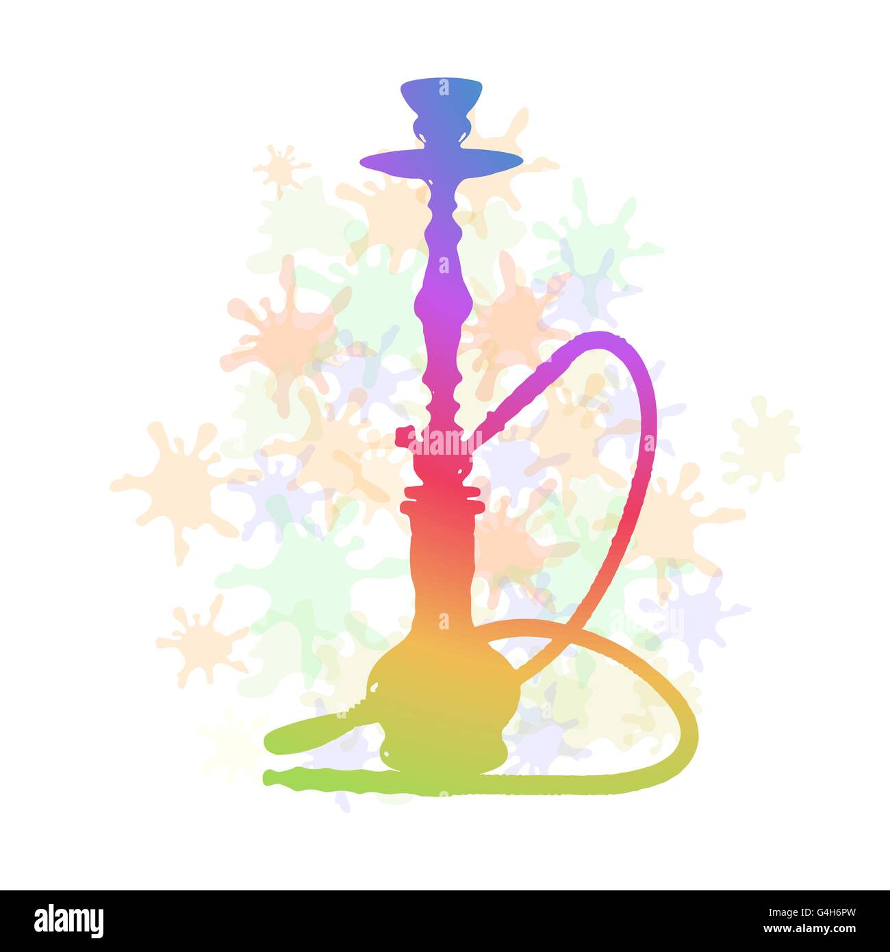 Hookah vector illustration Stock Vector Image & Art - Alamy