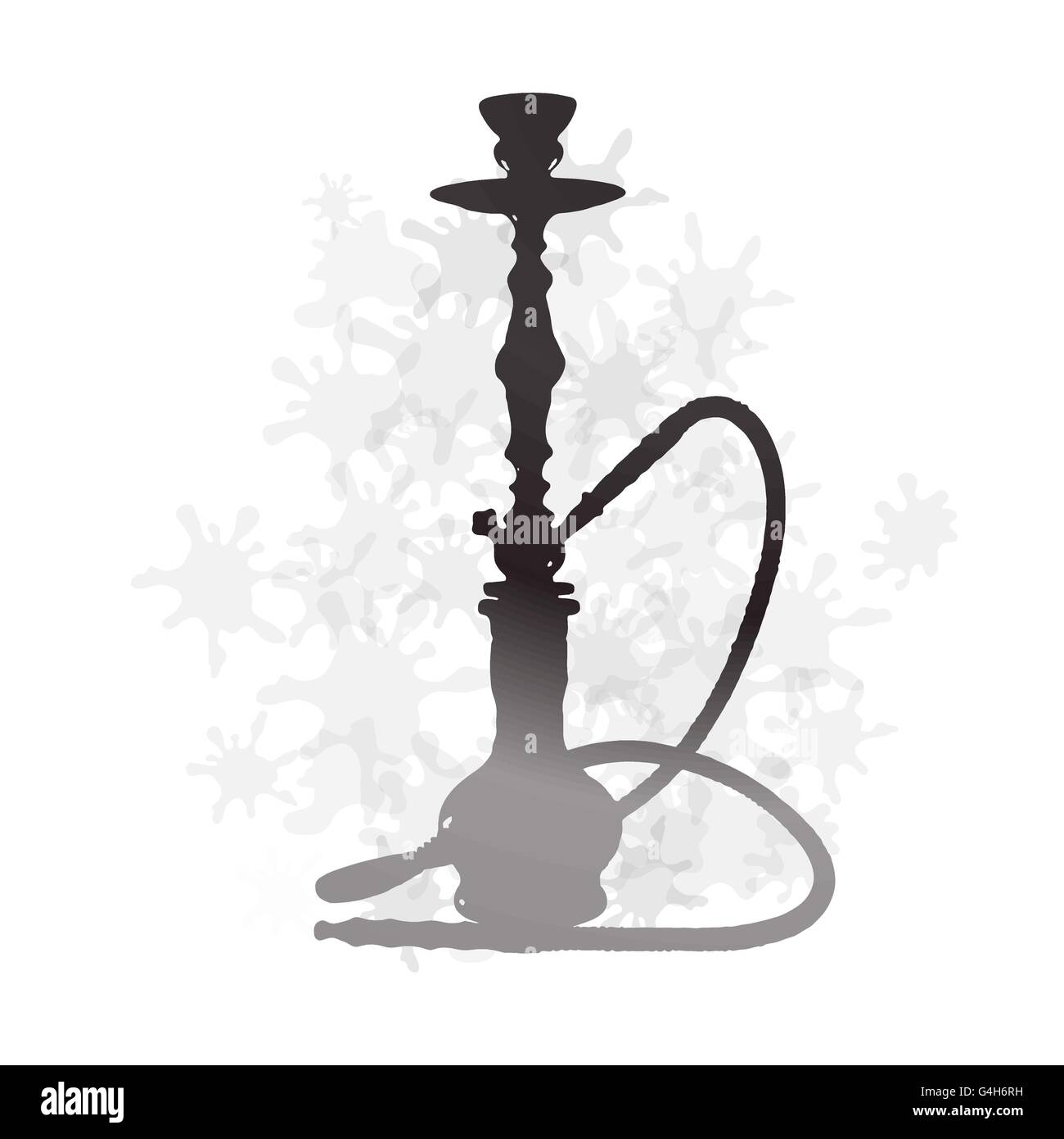 Vector silhouette of a hookah Stock Vector Image & Art - Alamy