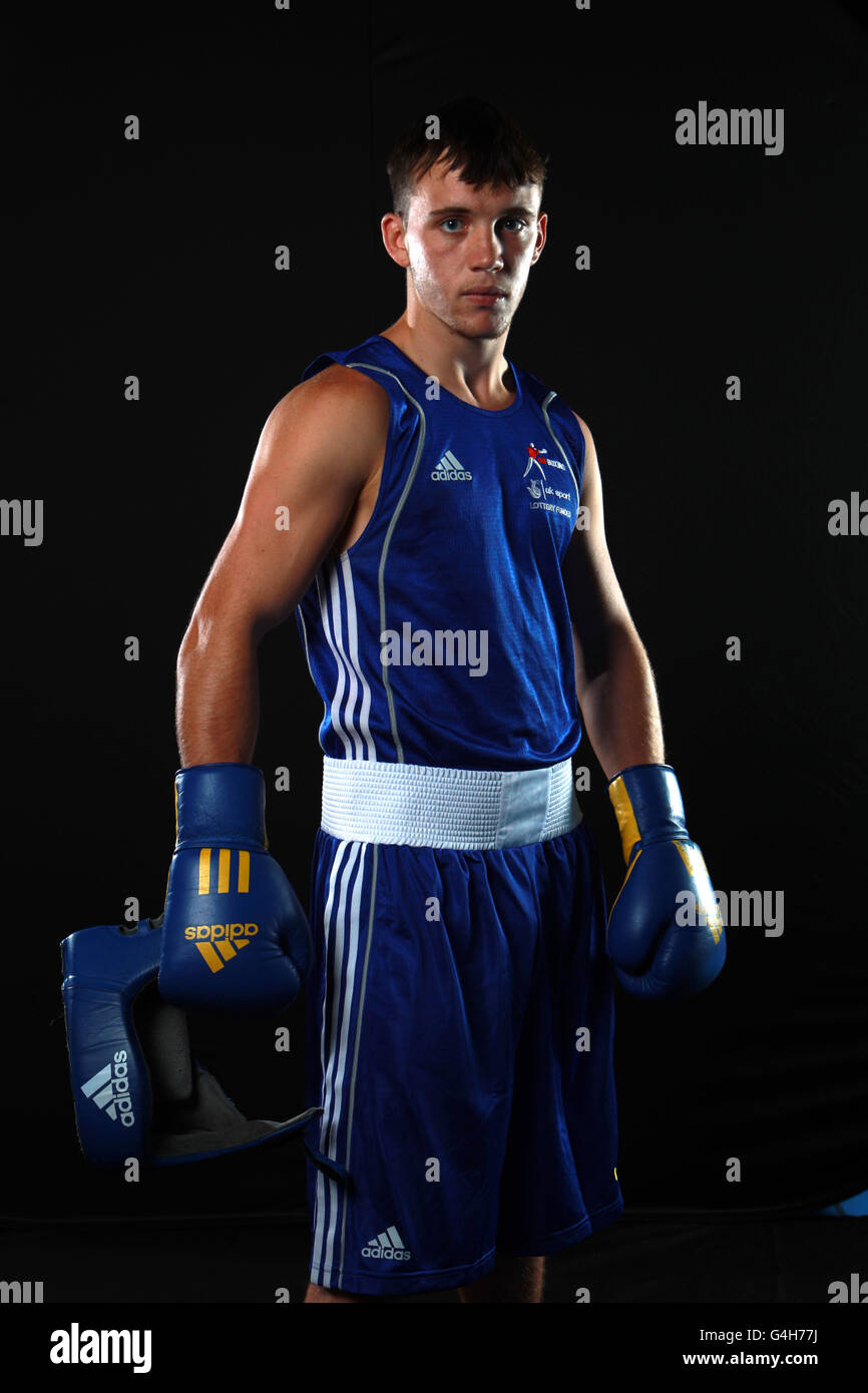 Great Britain's Fred Evans during a photocall at the English Institute ...