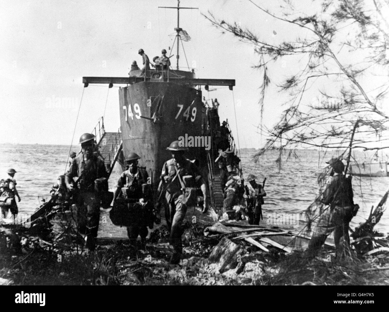 Borneo Landings 1945 High Resolution Stock Photography and Images - Alamy