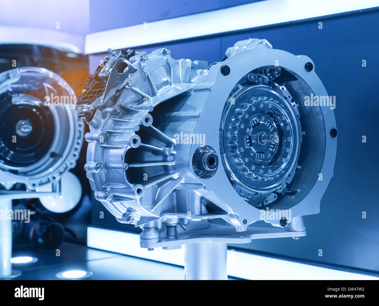 car engine section Stock Photo - Alamy
