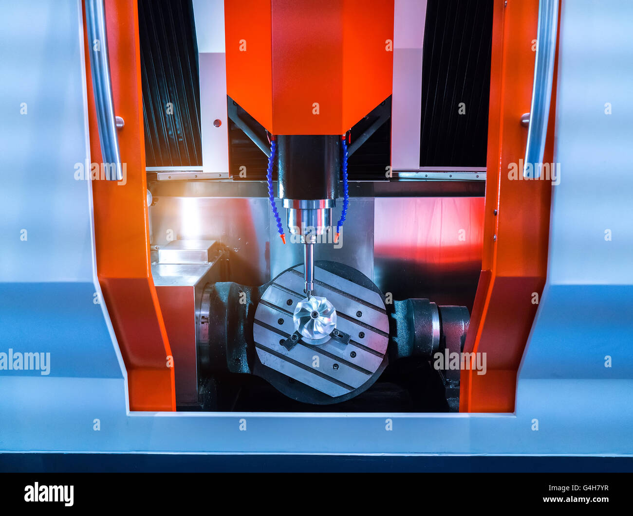 Cnc milling machine milling heads hi-res stock photography and images ...