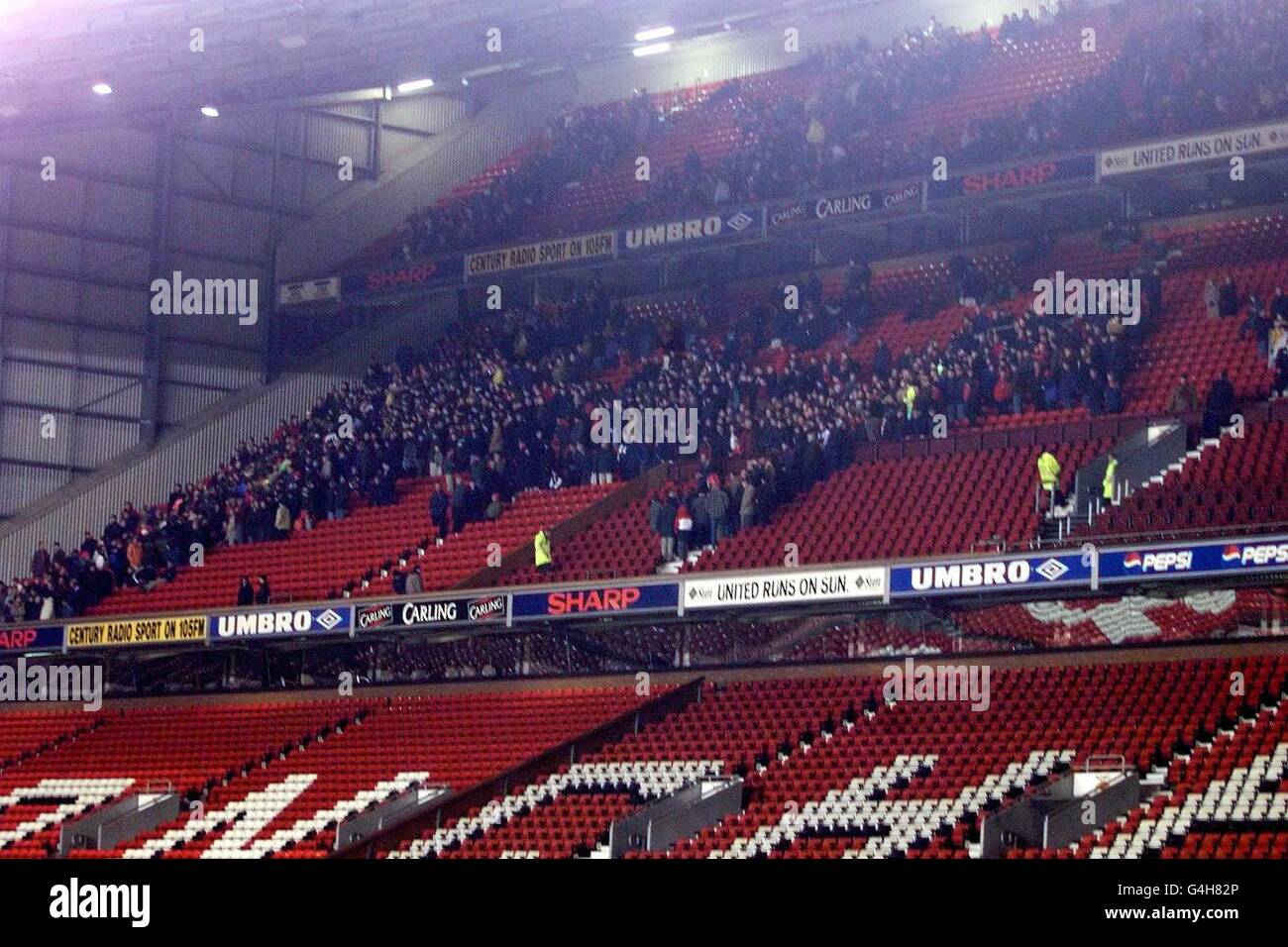 Fans/Old Trafford power cut Stock Photo - Alamy