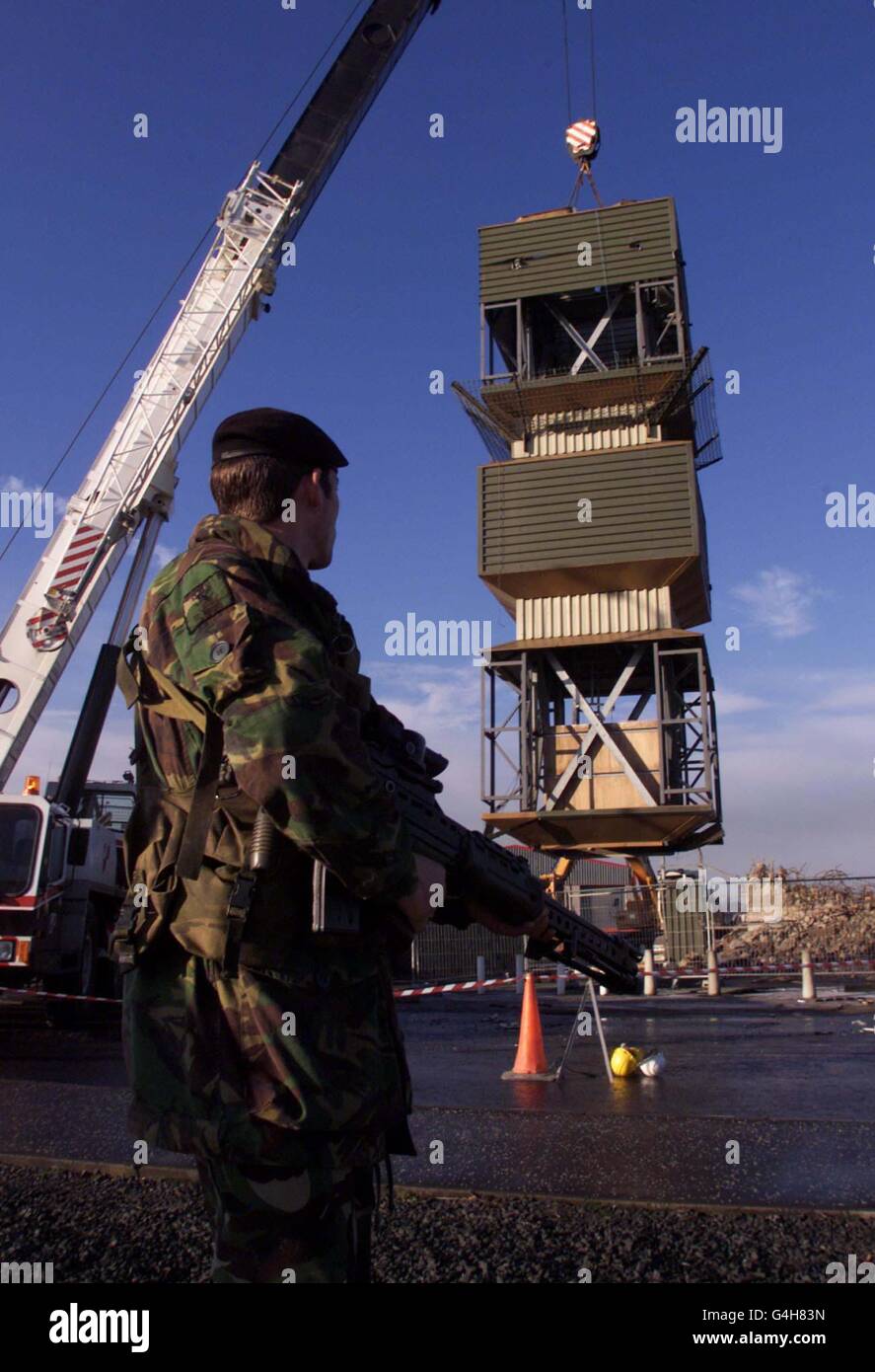ULSTER Checkpoint 4 Stock Photo - Alamy