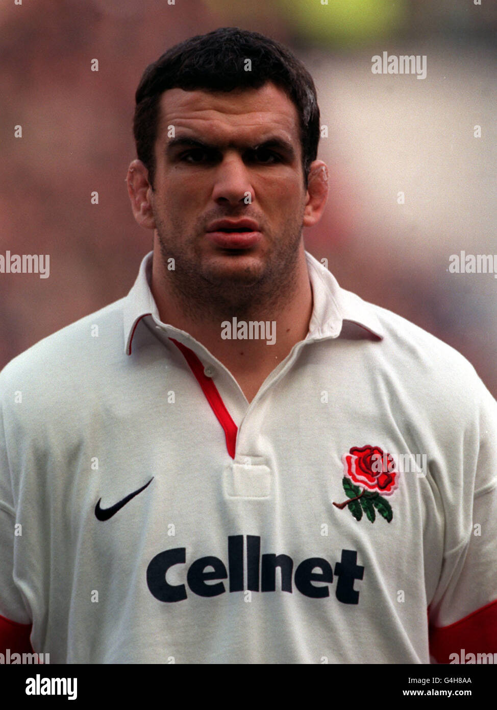 Martin Johnson a member of the English 1998 Five Nations Rugby Union ...