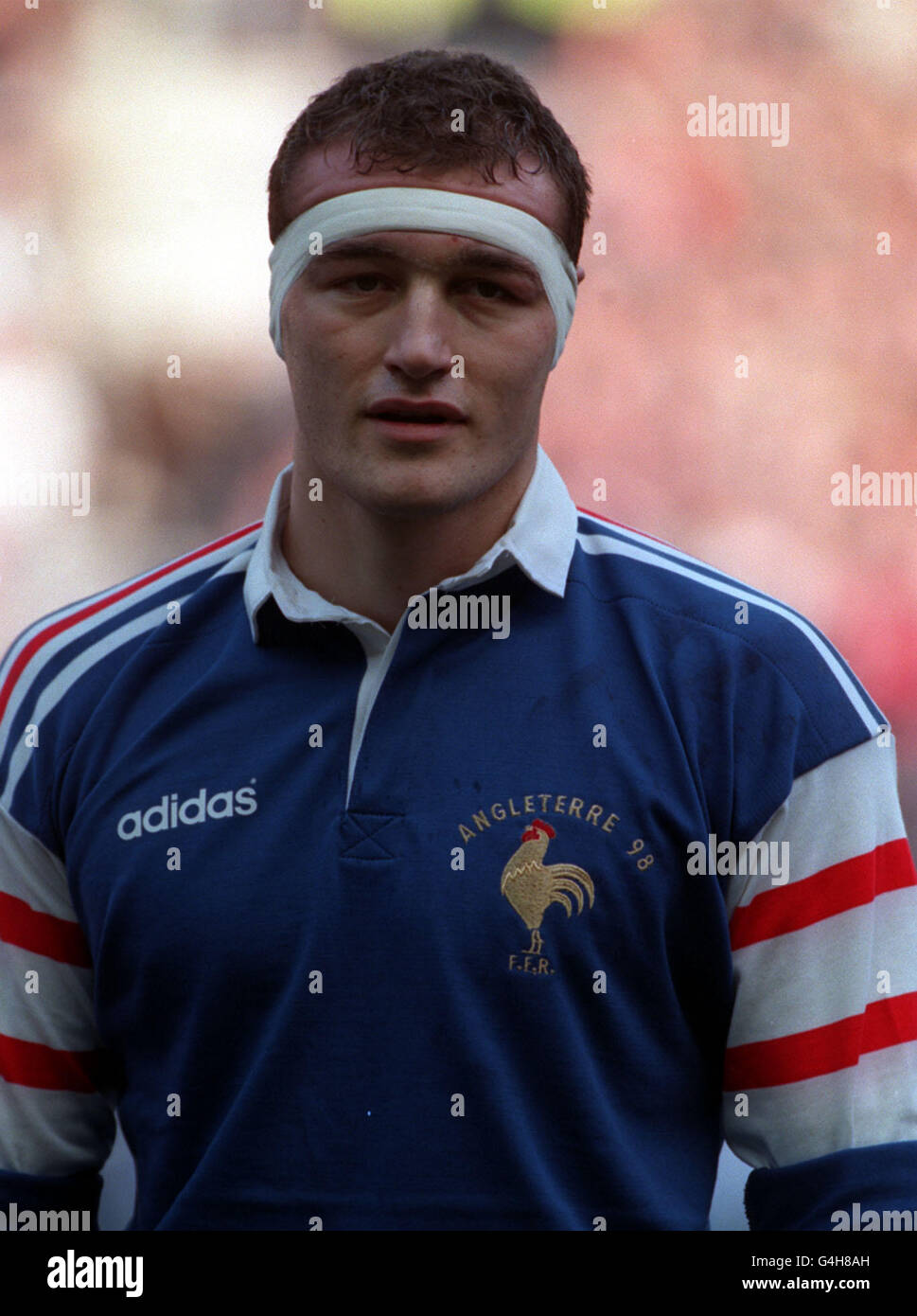Oliver brouzet member french five nations rugby union team hi-res stock ...