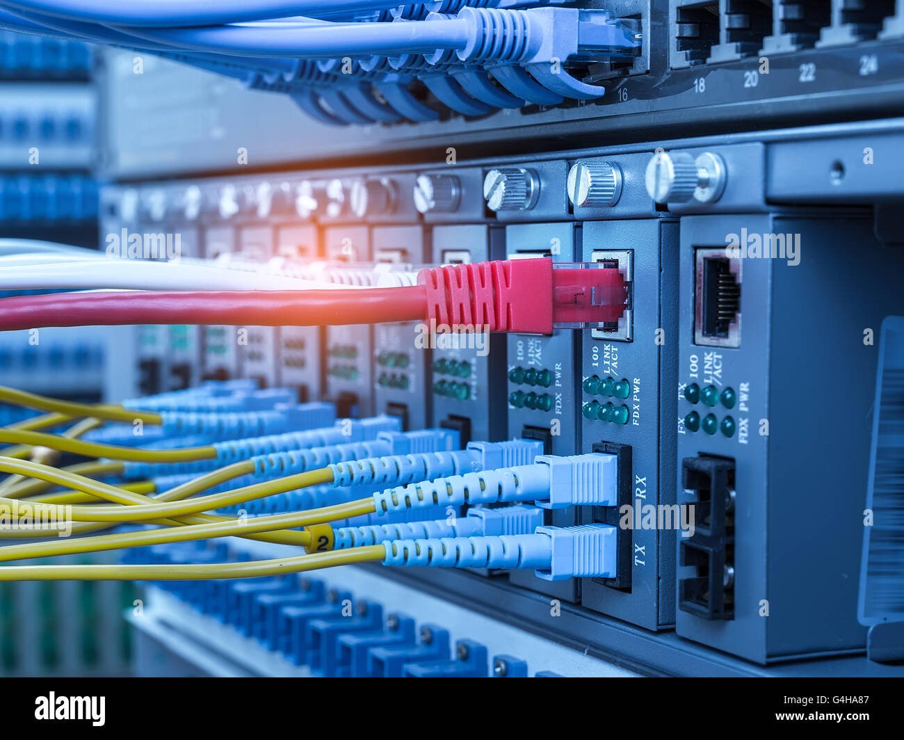 Optical cable hi-res stock photography and images - Alamy