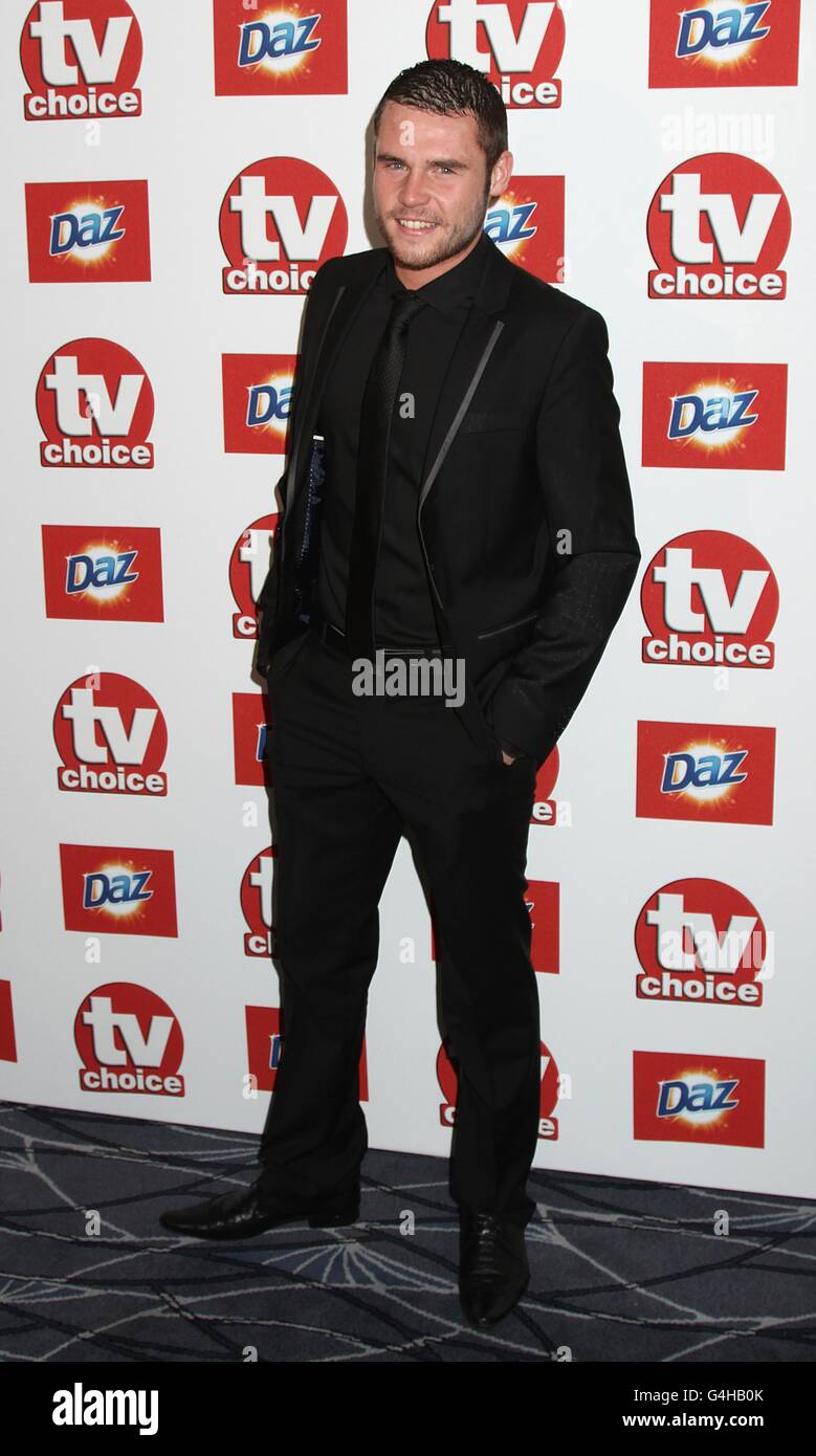 Danny Miller arriving for the 2011 TV Choice Awards at The Savoy ...